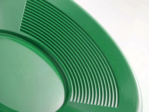SE Gold Pan Plastic w/ Shallow & Deep Riffles, 3" x 1/4" Deep Riffles ...