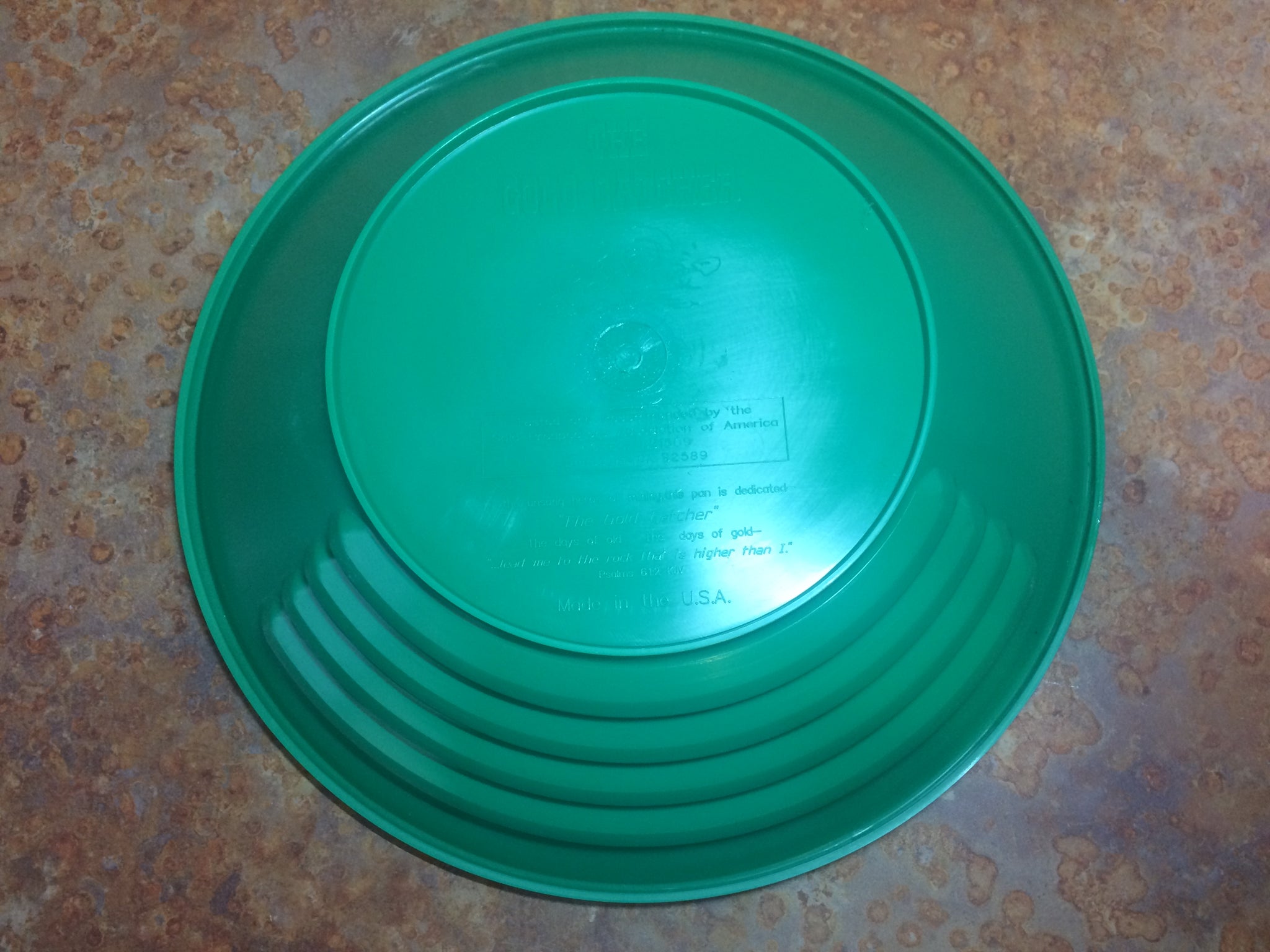 GPAA, Official Pan Of The Gold Prospectors; The Gold Catcher Gold Pan ...